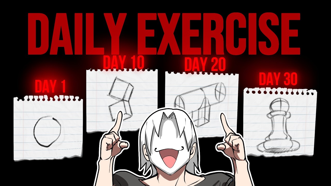 The BEST Exercise Plan to improve your art | DrawlikeaSir