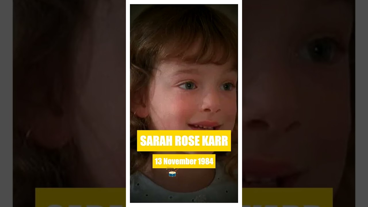 Sarah Rose Karr Former Child Actress | 90s Star