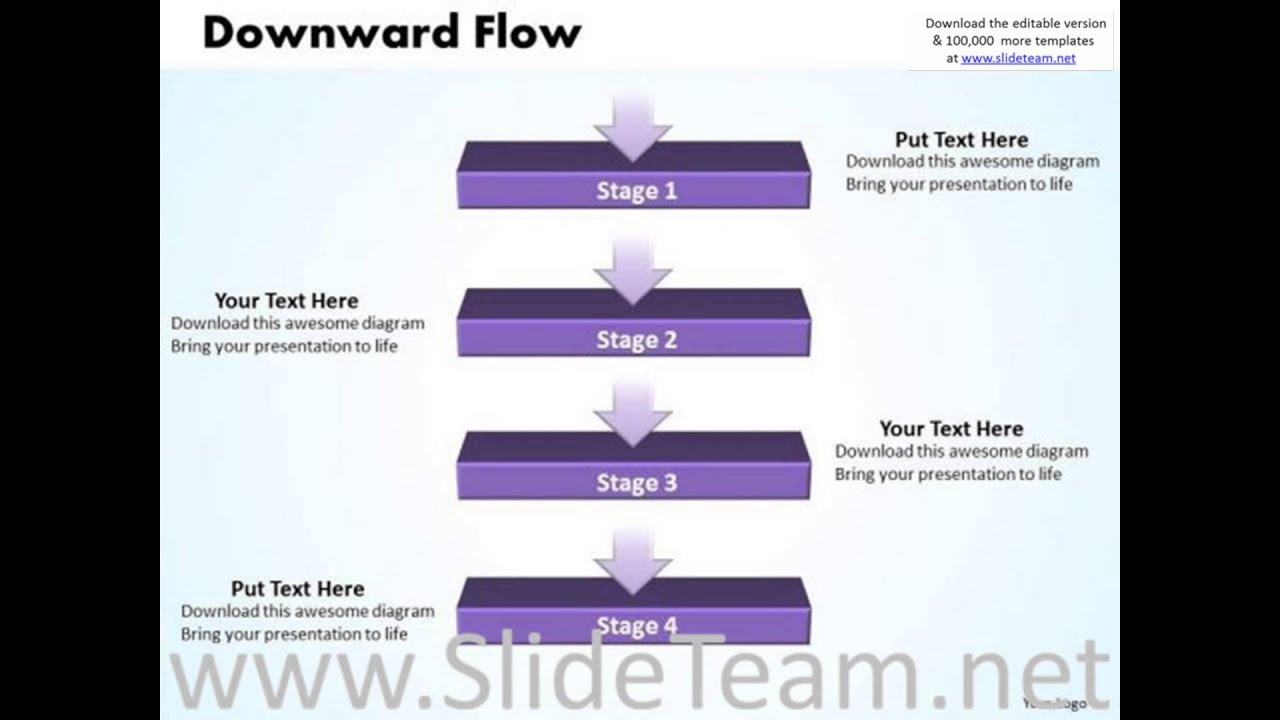 ppt linear flow process charts 4 power point stage powerpoint templates presentation infographics sl