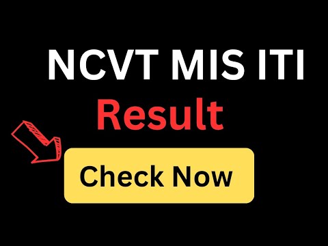 NCVT MIS ITI Result 2023 | Download Marksheet | Direct Link