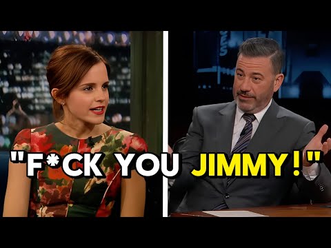 Emma Watson Walks Off Jimmy Kimmel's Show After Fiery Clash