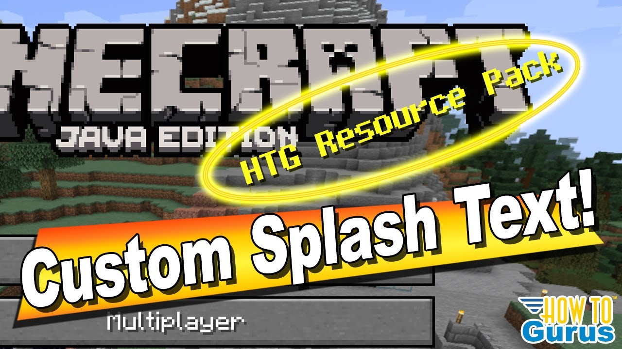 How You Can Make Custom Splash Text in Minecraft - Minecraft Mods Tutorial