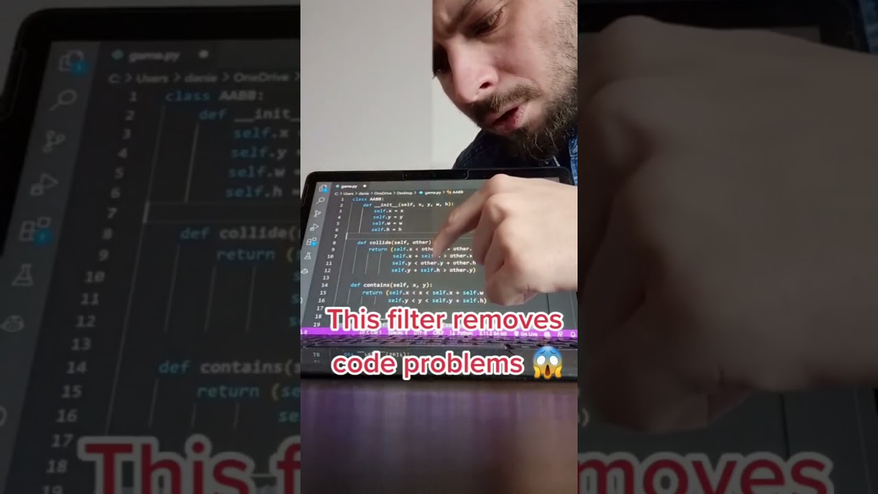 This Filter Removes Code Problems 🤣🤣 #code #developer #programming #programmer #memes #coder #funny