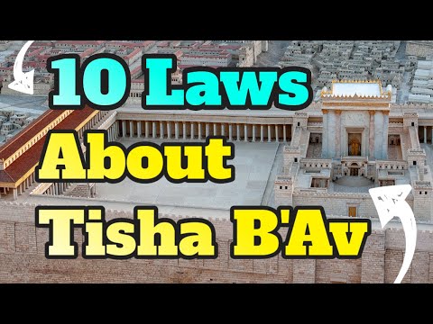 10 laws About Tisha B'Av | Tisha Bav