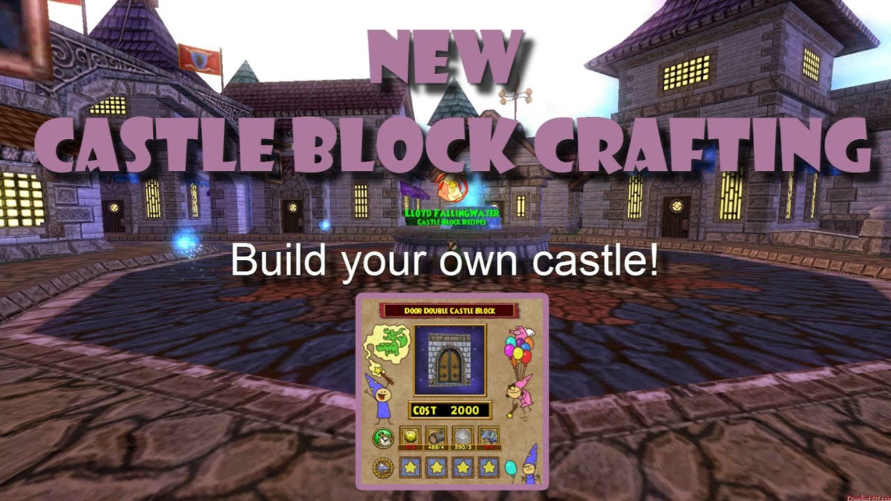 Wizard101 Castle Block Crafting