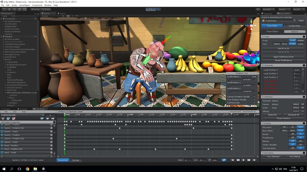 UMotion – Animation Editor for Unity® (development preview)