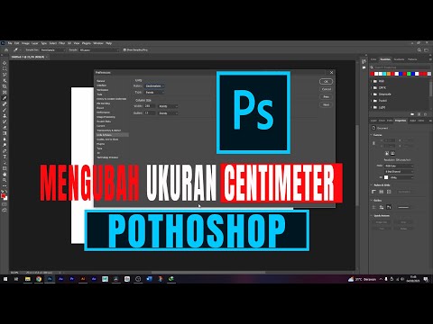 Mengubah Ukuran Centimeter Di Photoshop