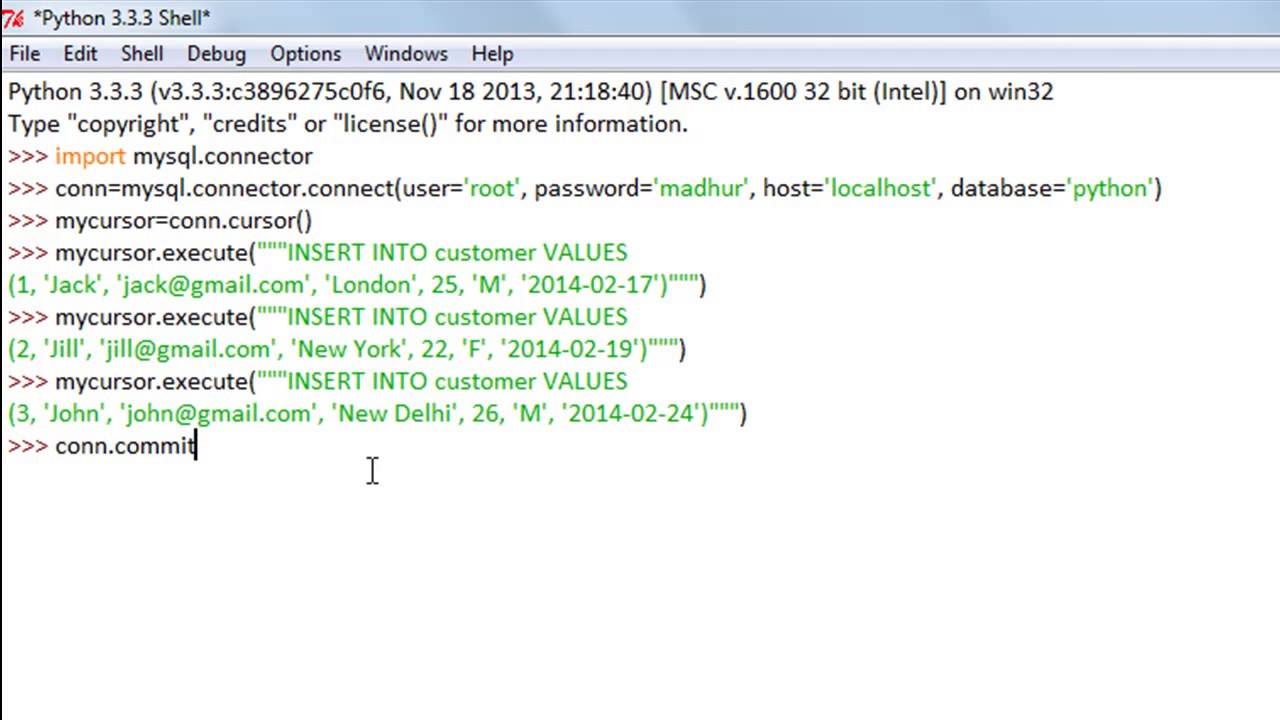 Python Programming Tutorial   50   Insert Data Into Tables UsyTSSDMzcI