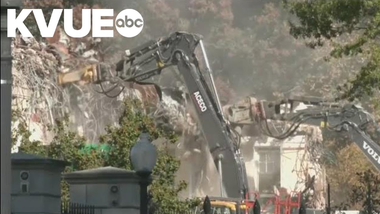 White House East Wing demolished as President Trump moves forward with ballroom construction