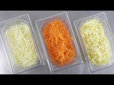 Robot-Coupe R301 Ultra Food Processor : Julienne Potatoes, Carrots, Apples