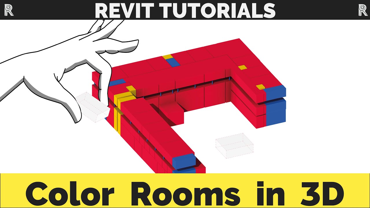 3D Rooms & colorizing | Revit Tutorial | Dynamo