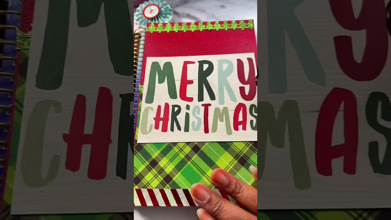USING MY COACH CHRISTMAS NOTEBOOK & CORNER WRISTLET AND HOW TO DECORATE MY POCKET PAGE