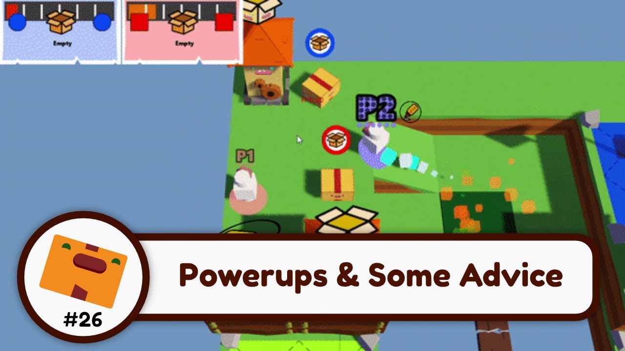 [Devlog #26] Package Party - Powerups & Some Advice!