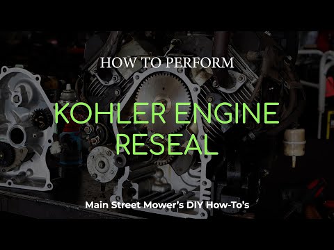 How To Perform a Kohler Engine Reseal in 5 minutes! - Main Street Mower DIY's