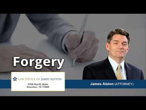 The Penalties For A Conviction Of Forgery In Texas | (713) 714-0481