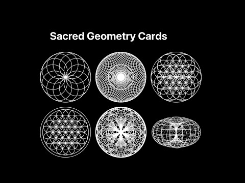 Sacred Geometry Greeting Cards #shorts
