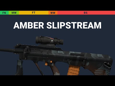 AUG Amber Slipstream - Skin Float And Wear Preview
