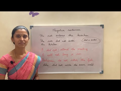 Positive to Negative sentences | Vi's learning path | In Tamil