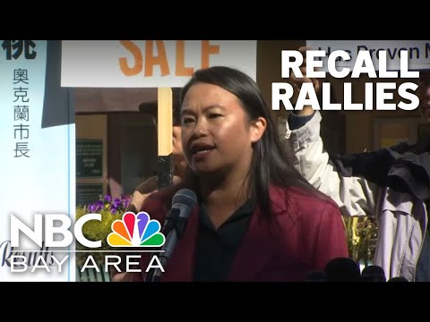 Oakland mayor recall: Opposing sides rally in Chinatown