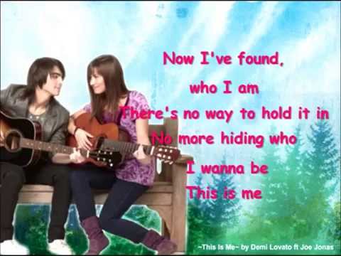 Demi Lovato feat Joe Jonas - This Is Me - Lyrics