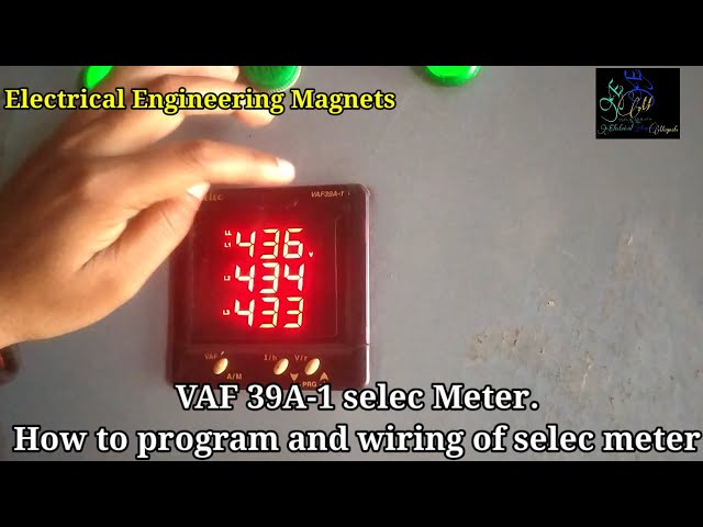 Digital Panel Meters - VAF36A Select Meter Trader - Retailer from Ludhiana