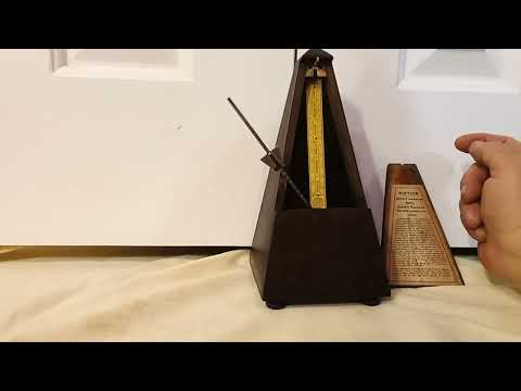 Fully Restored Antique Wood Bell Metronome de Maelzel by Seth | Reverb