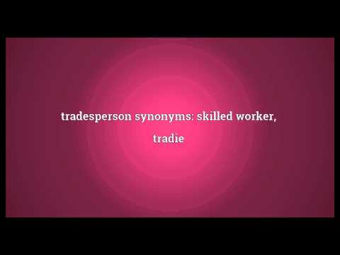 Tradesperson Meaning