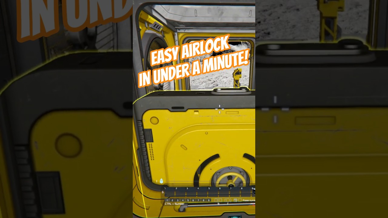 Setup an Airlock in 60 Seconds! #spaceengineers #shorts #tutorial