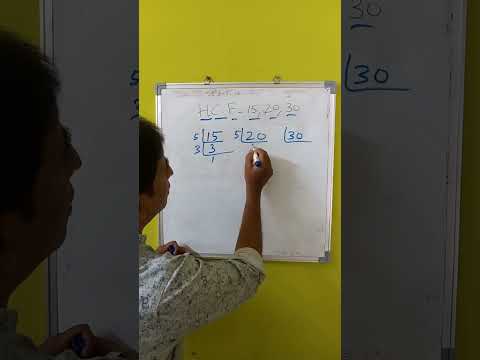 HCF (Part 1) | How to find Highest Common Factor of 3 Numbers | #shorts #maths