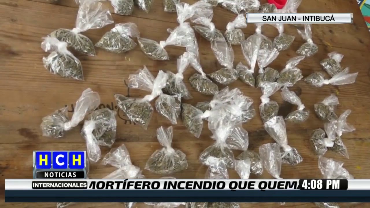 Capturan a dos personas en posesión de supuesta marihuana en San Juan, Intibucá