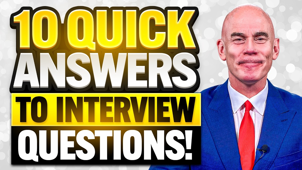 Mastering Job Interviews 10 Quick Answers To Common Questions Galaxy Ai