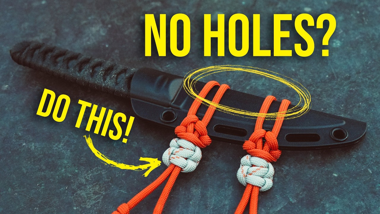 NO HOLES!? Try This Fixed Blade Hack!