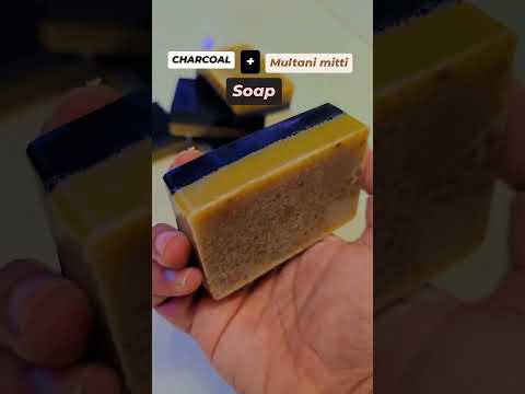 charchoal + multani mitti soap 100gm