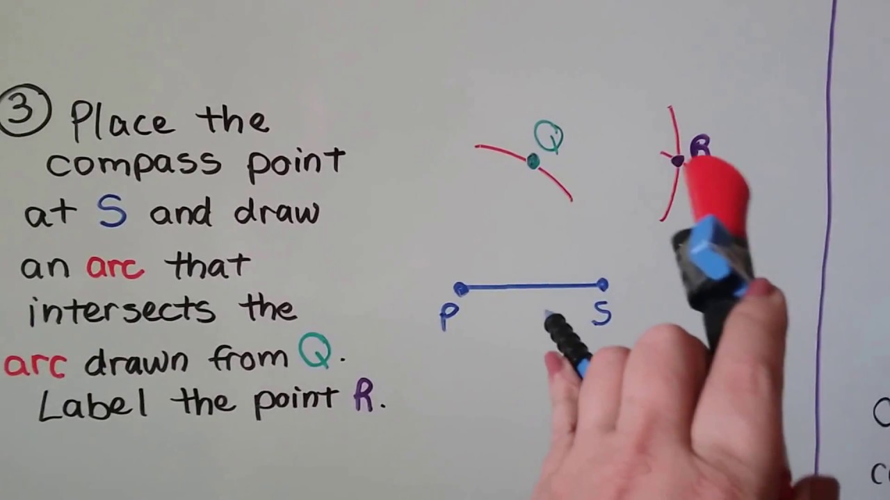 Geometry 6.4d, Construct a Rhombus with a compass & straightedge