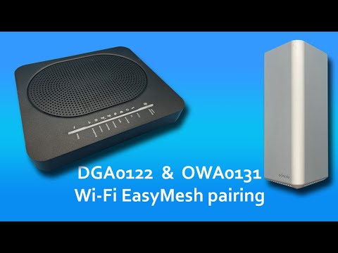 Technicolor OWA0131 pairing the DGA0122 EasyMesh gateway