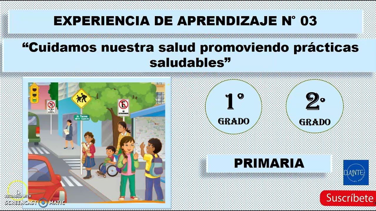 EXPERIENCIA DE APRENDIZAJE  N° 03-1° Y 2°