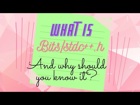 What is bits/stdc++.h and why you should know it?