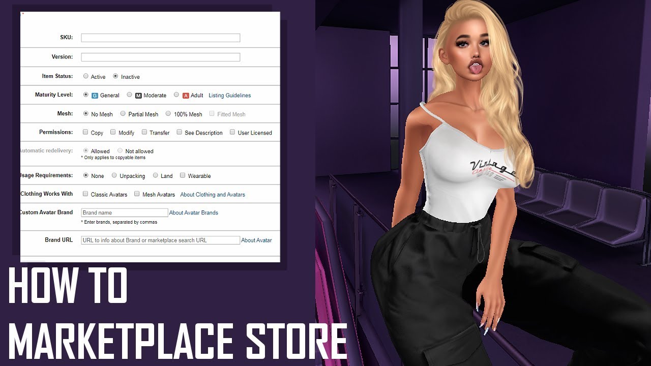 Selling on the Marketplace Tutorial | Second Life