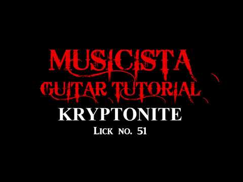 Kryptonite | Intro Riff | Guitar Lesson with tabs