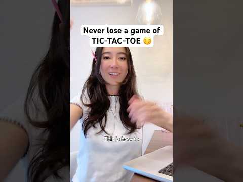How to never lose a game of Tic-Tac-Toe. Have fun, and GOODLUCK! π«‘ #tictactoe #math #gamestrategy