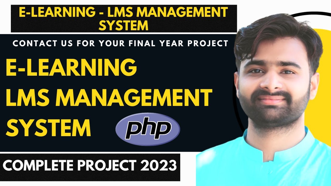 Online E-Learning Project Using PHP MYSQL - VU Final Year Project 2023 - eLearning System Using PHP