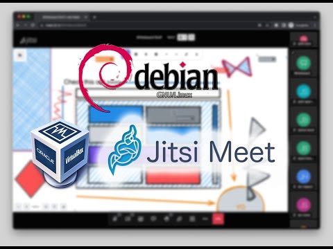UPDATED! Jitsi Meet encrypted voice chat with whiteboard install from scratch - dry run!