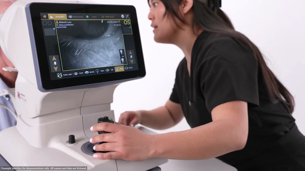 Imaging the Meibomian Glands using the Topcon MYAH