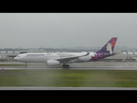 *Great Sound* Hawaiian Airlines Airbus A330-243 [N393HA] Takeoff from PDX