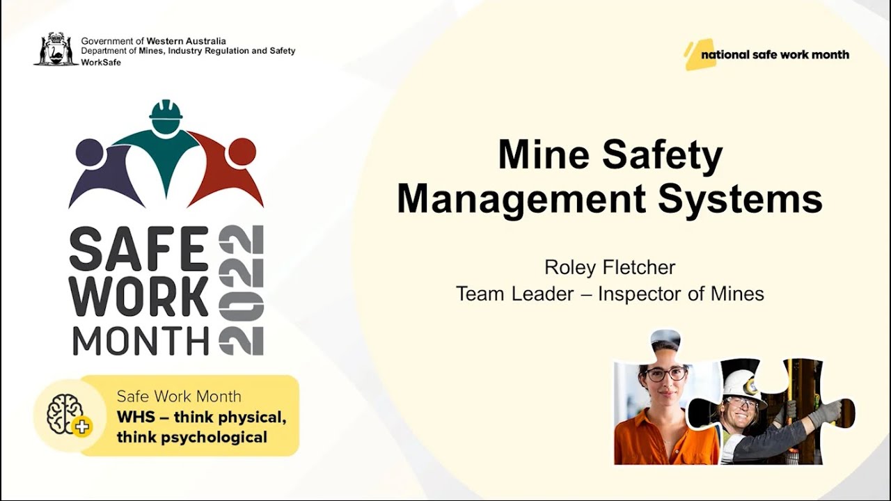 Safe Work Month - Mine Safety Management System