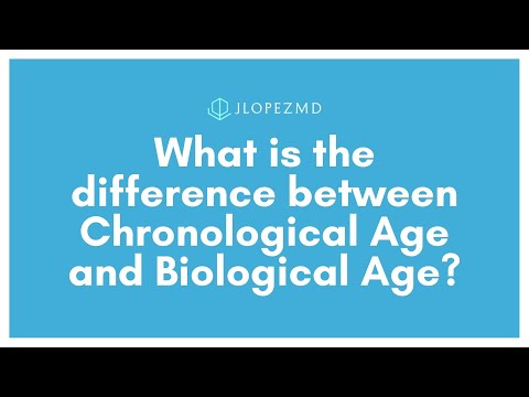 What is the difference between Chronological Age and Biological Age?