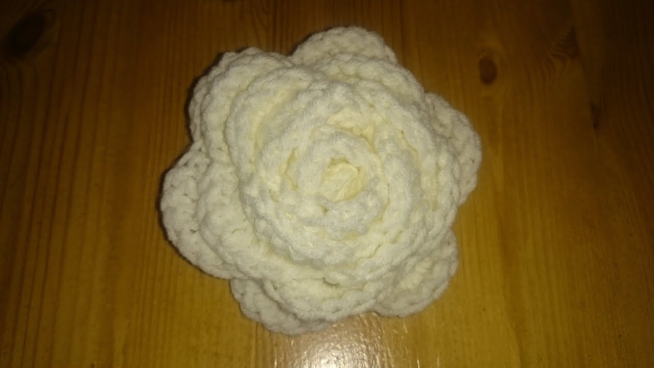 Simpele Roos - Haken - Tutorial - Nederlands