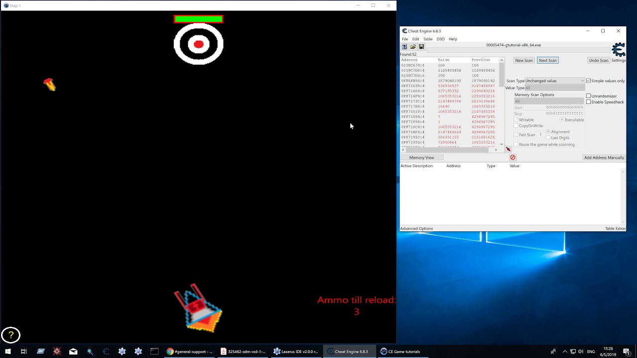 Cheat Engine Graphical Tutorial Step 1