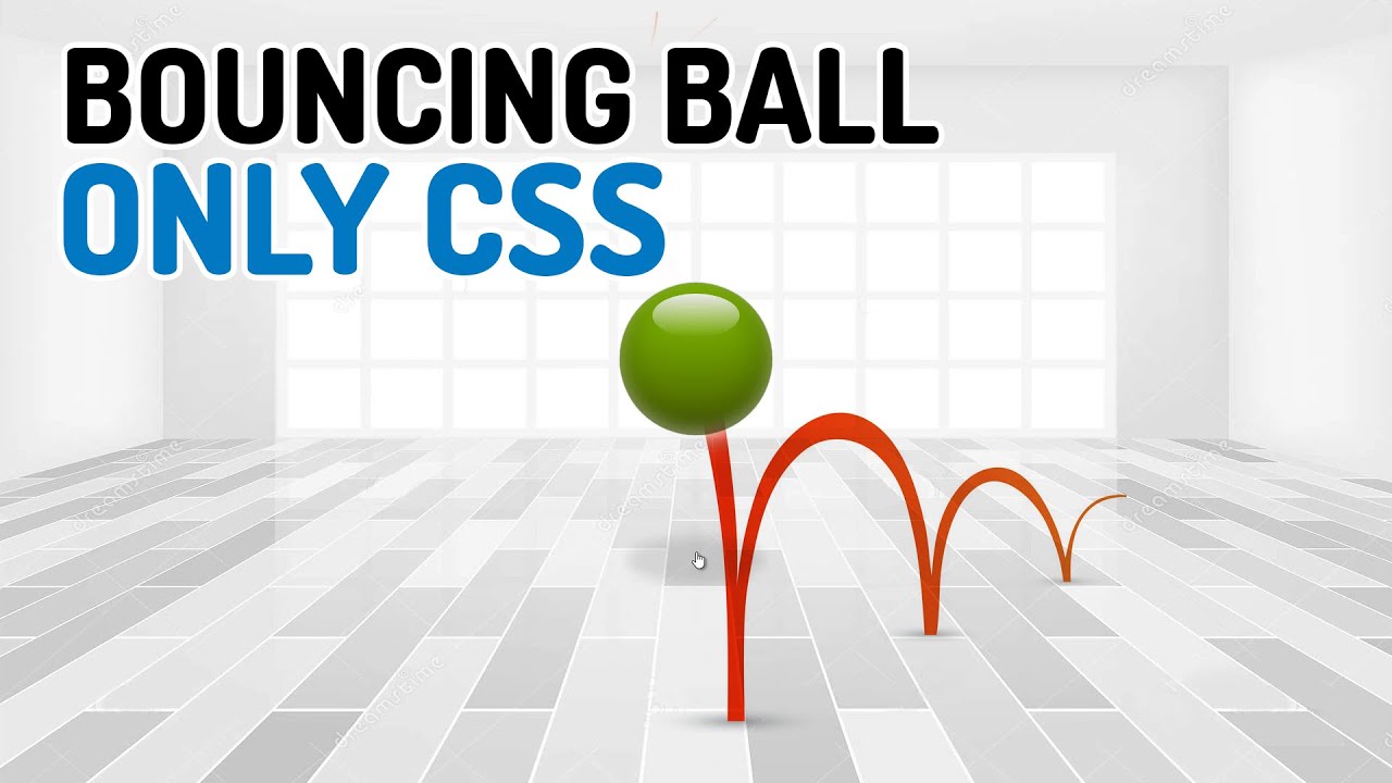 CSS Transition Animation - 3D Bouncing Ball with Only CSS3