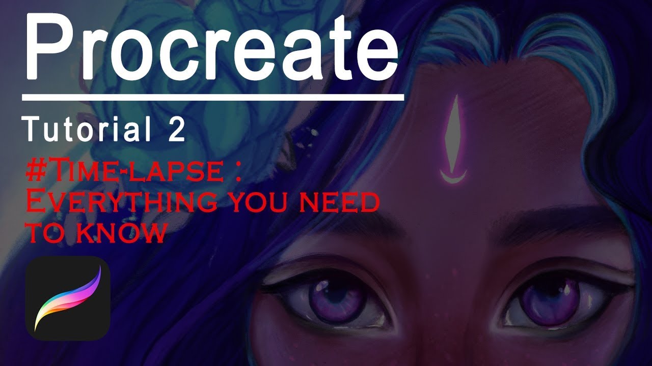 Procreate Time Lapse Settings (Procreate tutorial 2)